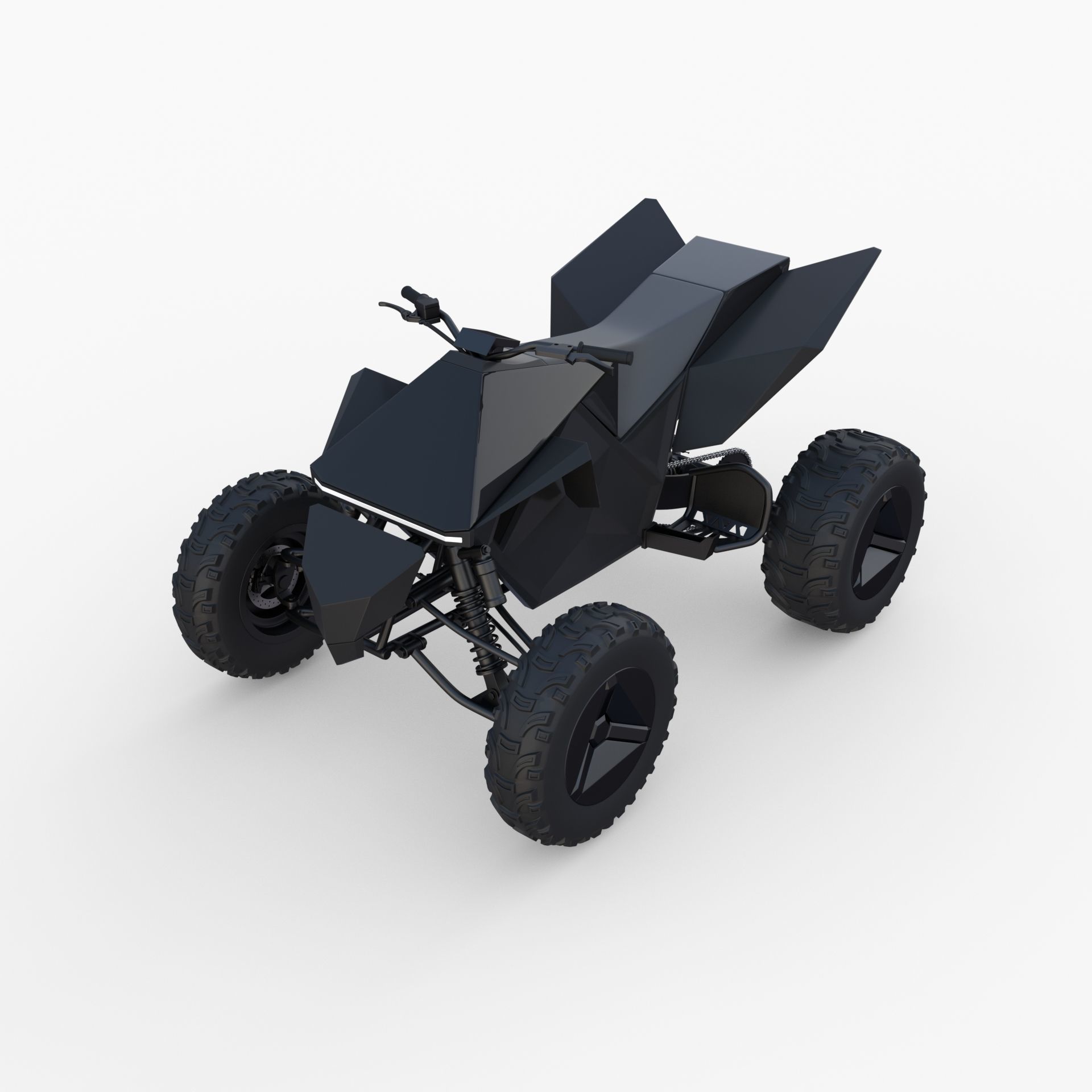 Tesla Cyberquad ATV Collection 3D model | CGTrader