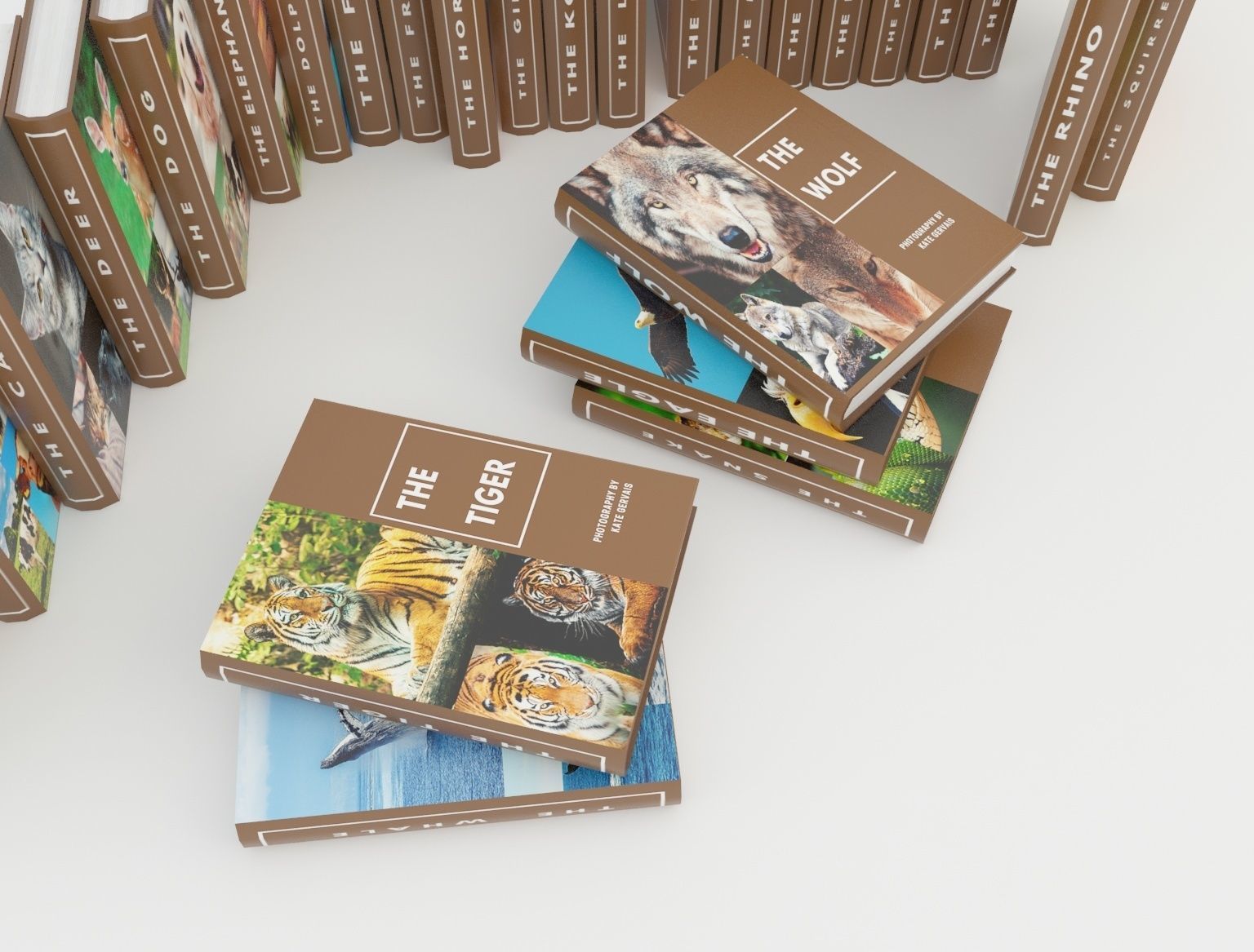 3D model Animal Books VR / AR / low-poly | CGTrader