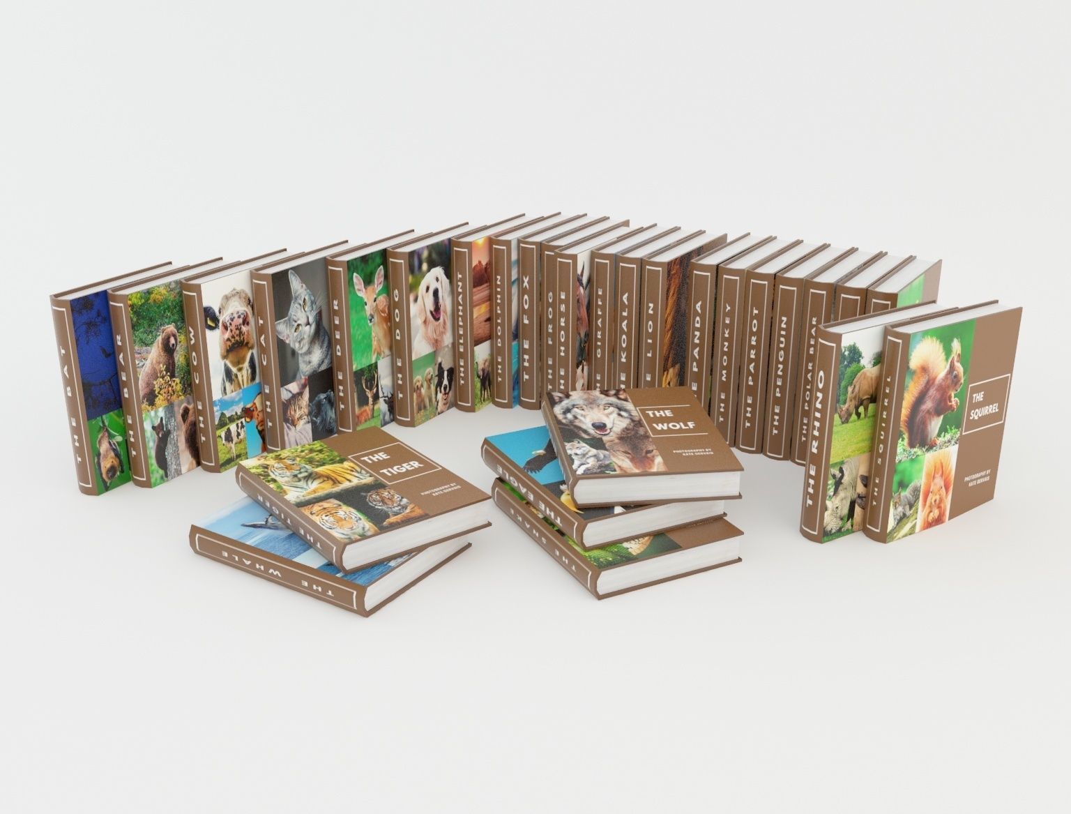 3D model Animal Books VR / AR / low-poly | CGTrader