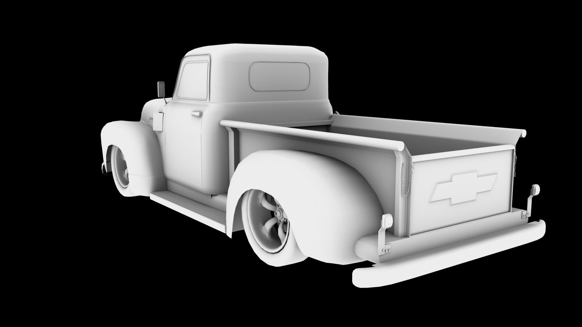 3D model chevrolet 3100 1951 VR / AR / low-poly | CGTrader