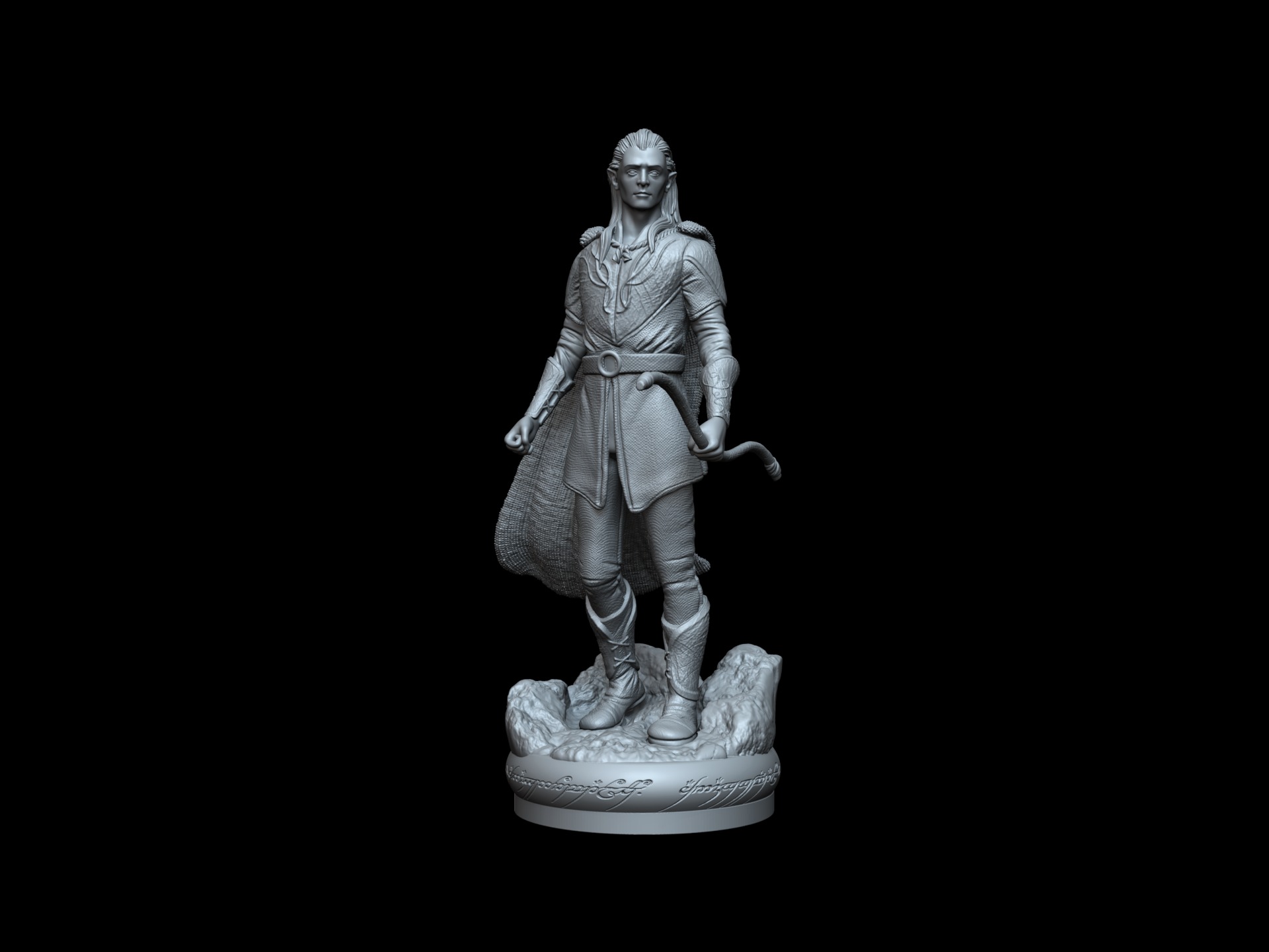 Legolas Fanart 3D model 3D printable | CGTrader