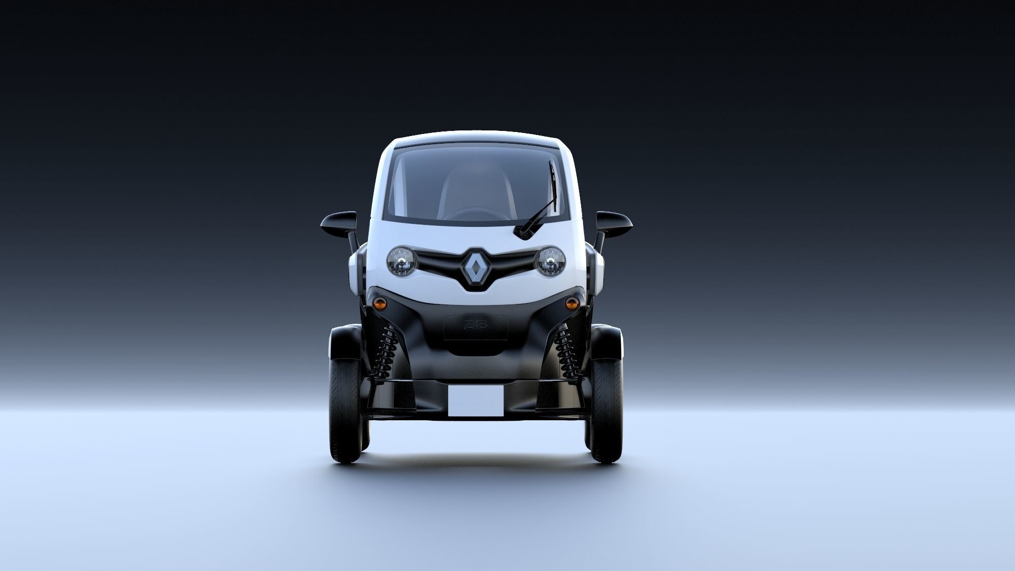 Renault Twizy Ze free 3D model | CGTrader