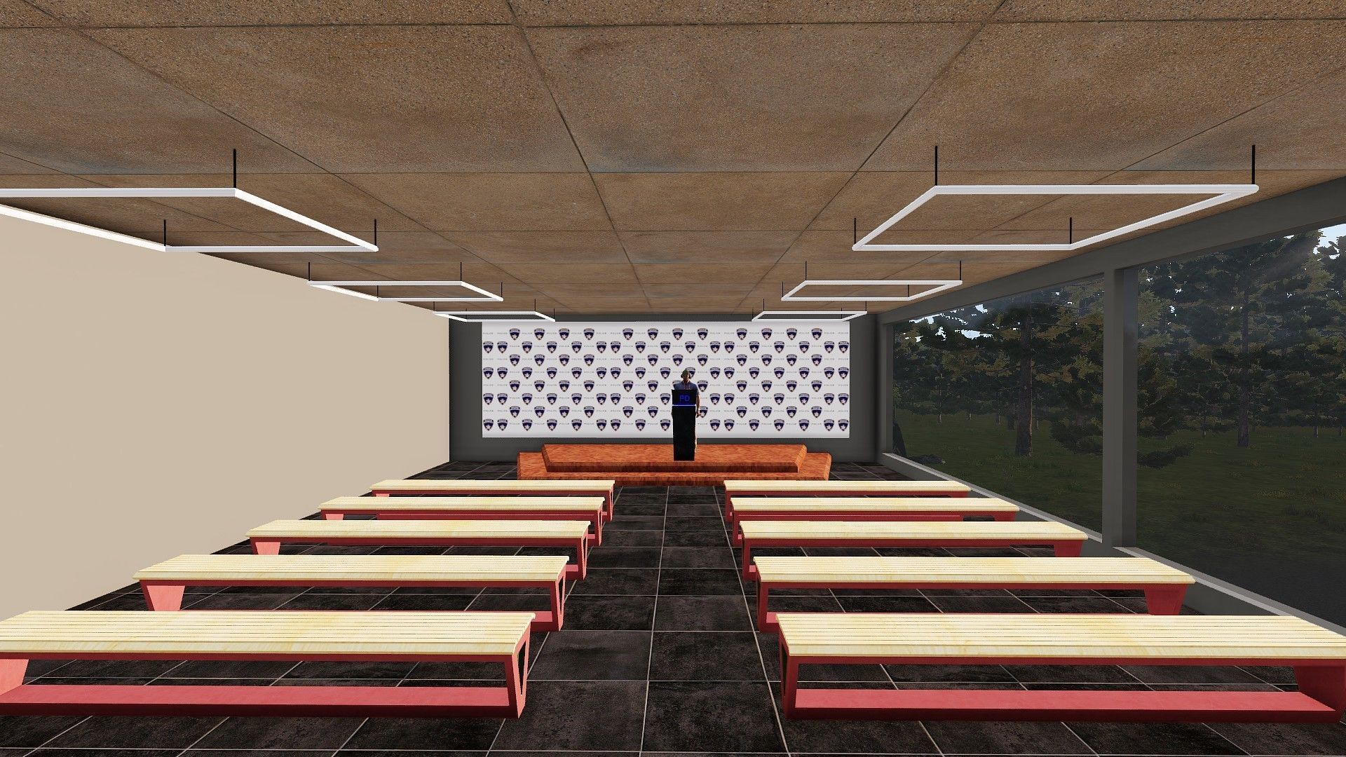 3D model Police Department VR / AR / low-poly rigged | CGTrader