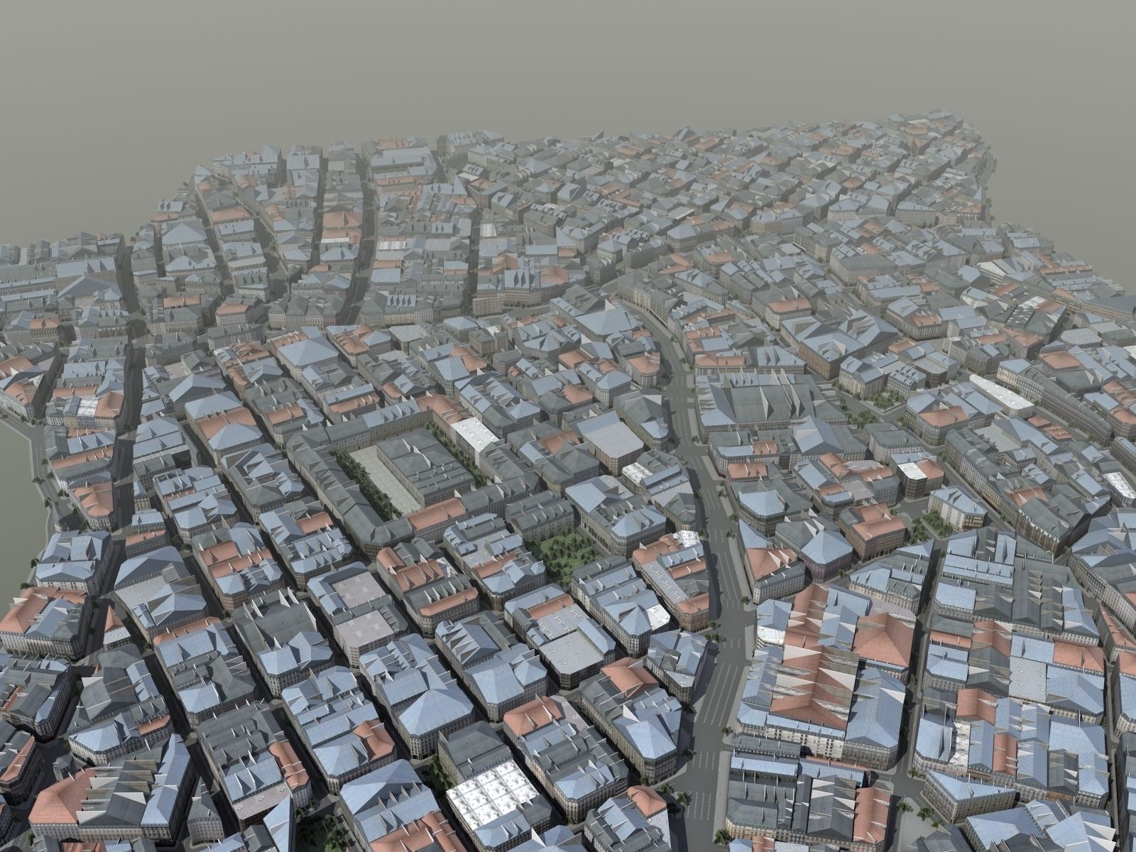 3D model European Style City VR / AR / low-poly | CGTrader