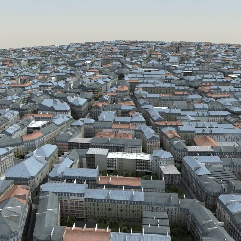 3D model European Style City VR / AR / low-poly | CGTrader