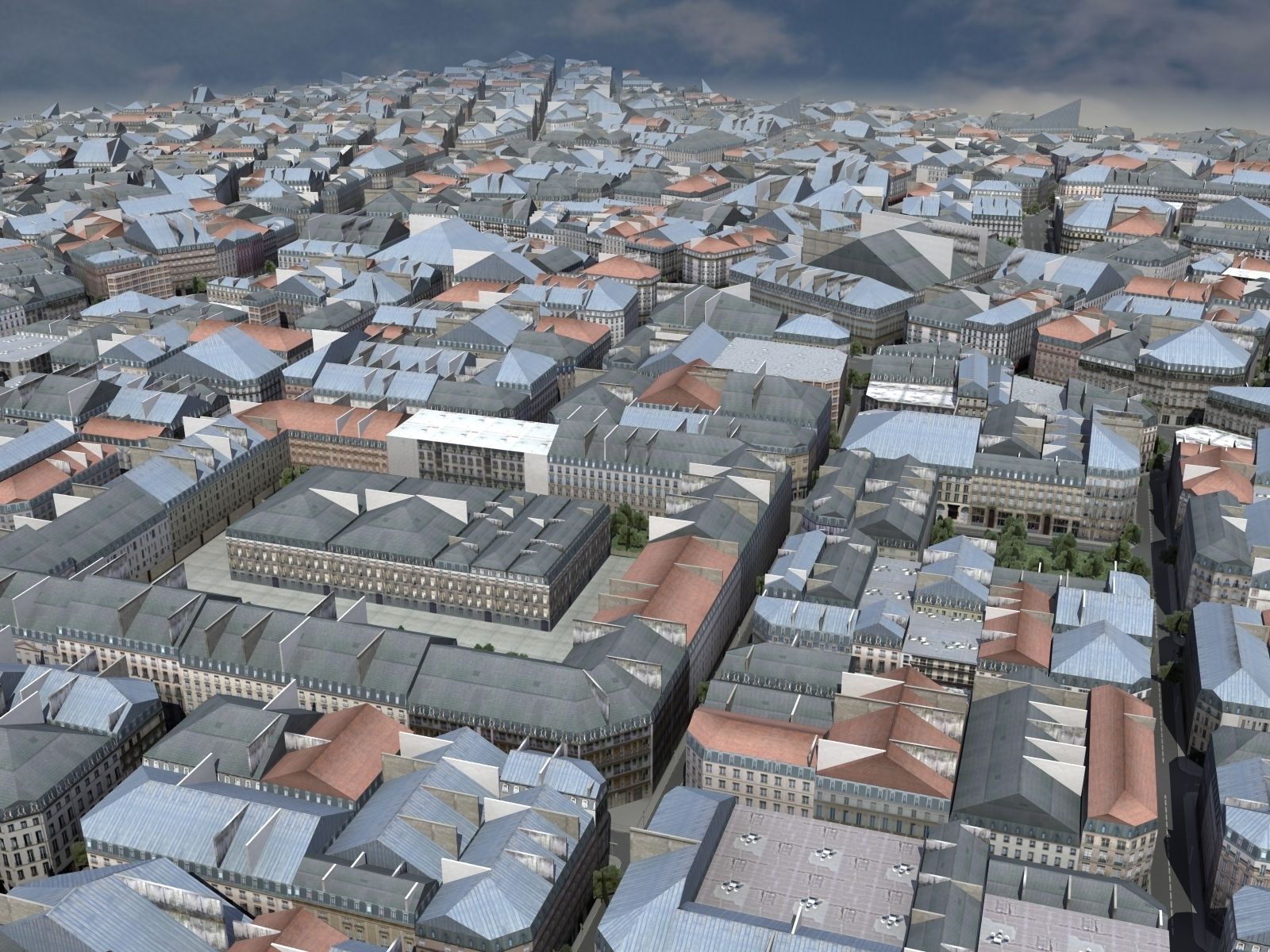 3D model European Style City VR / AR / low-poly | CGTrader