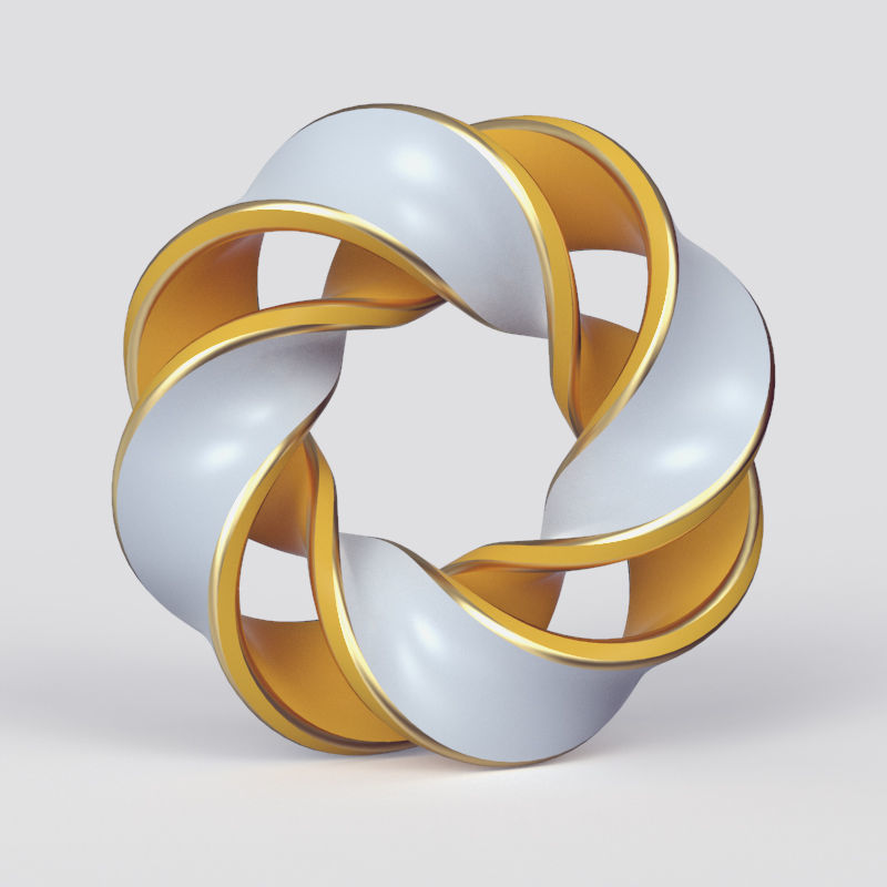 abstract torus 3D model | CGTrader