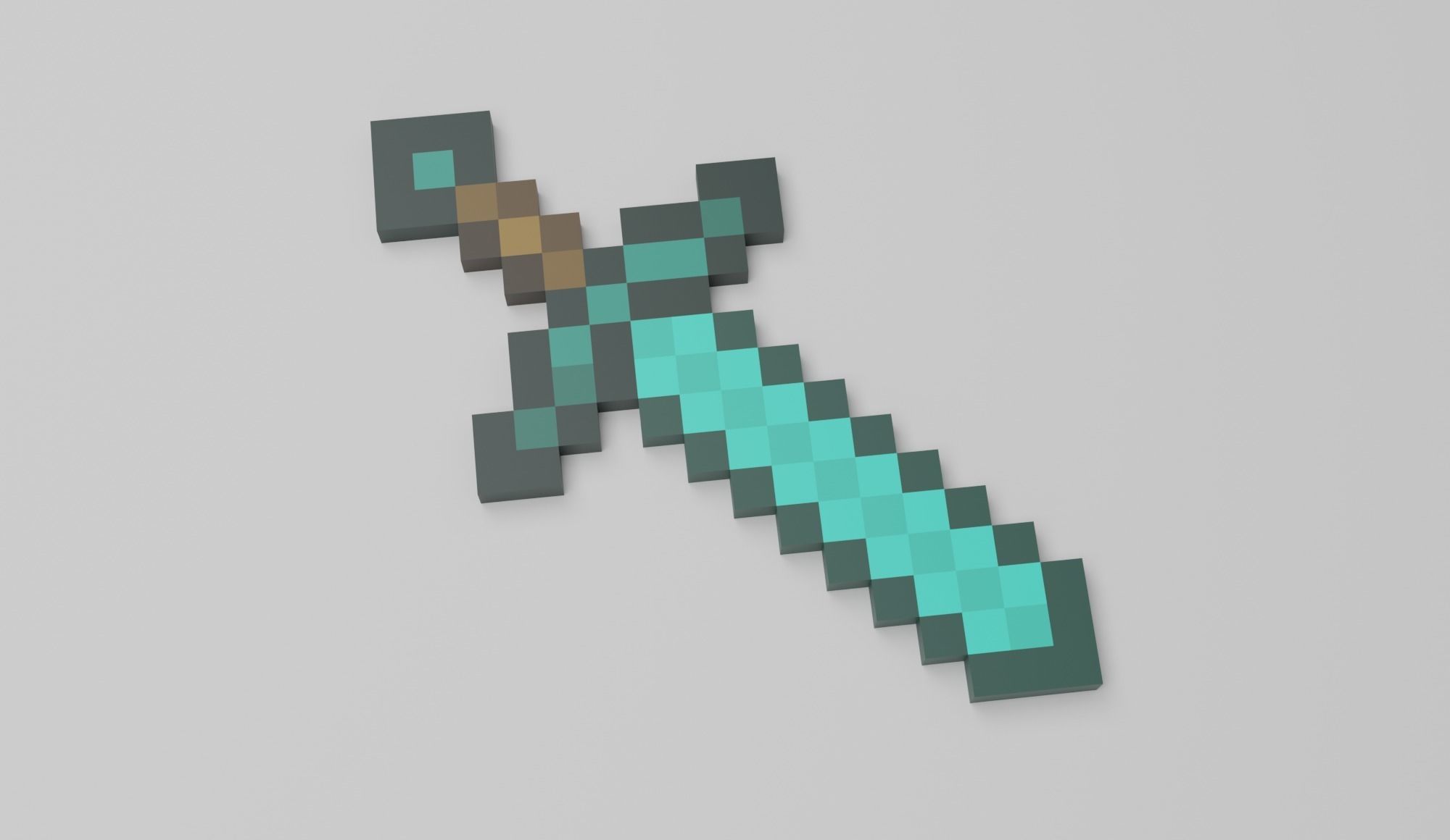 3D model Minecraft Sword VR / AR / low-poly | CGTrader
