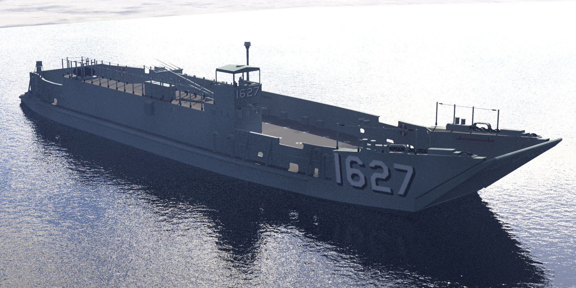 LCU1600 class US Japan partnership LCU1627 free 3D model | CGTrader