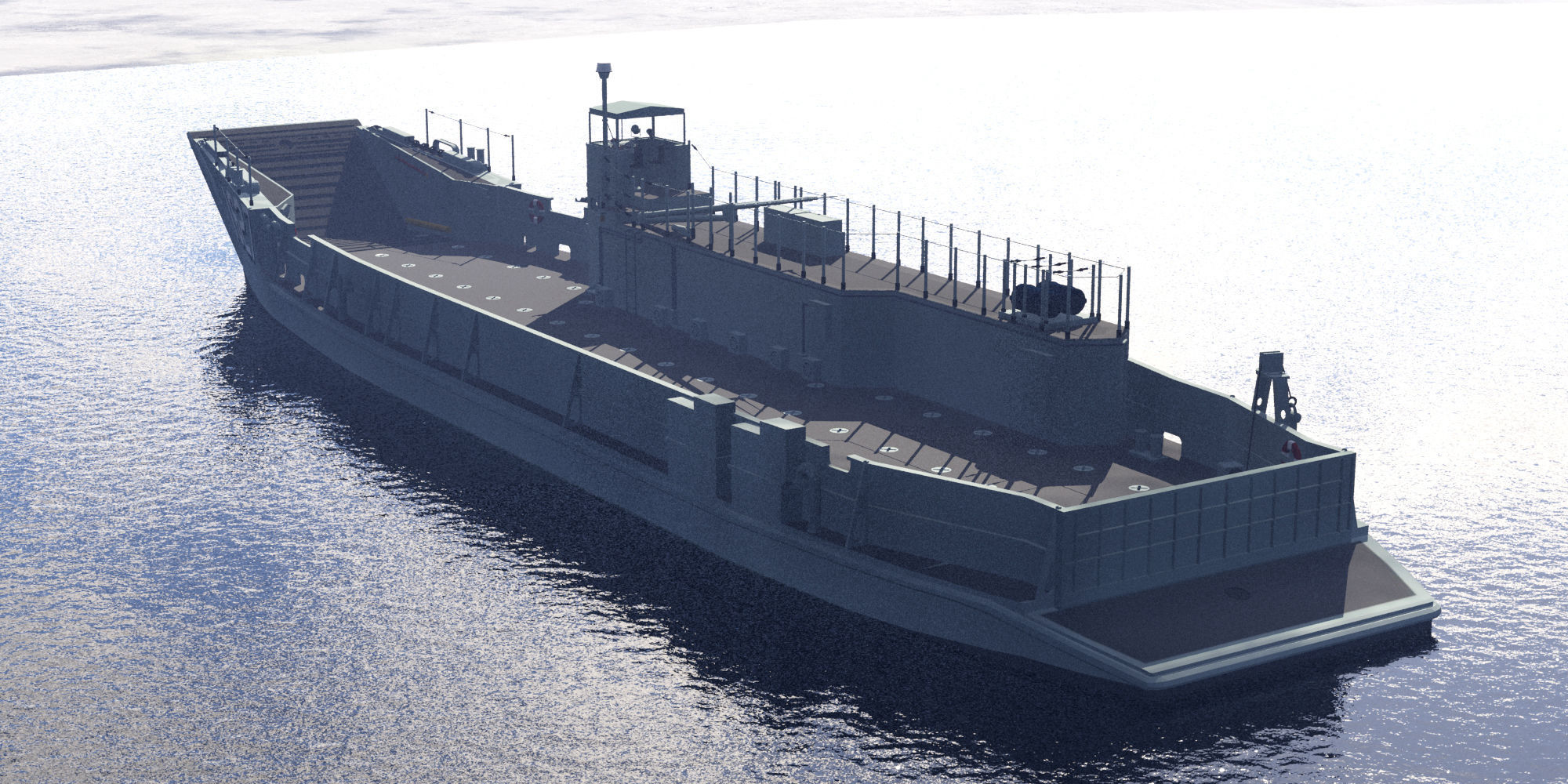 LCU1600 class US Japan partnership LCU1627 free 3D model | CGTrader