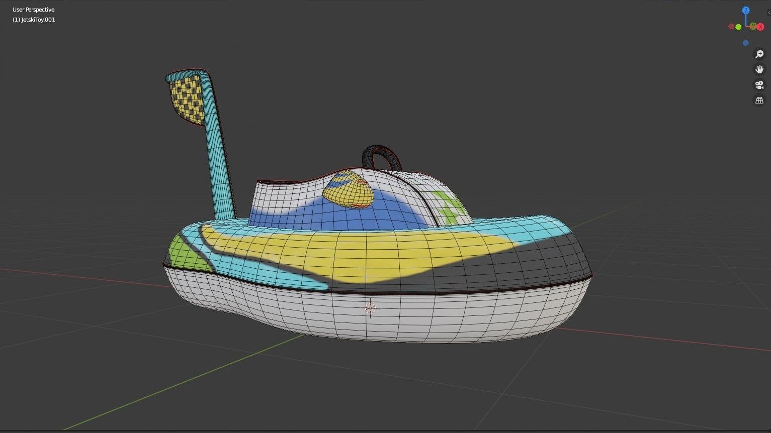 3D model Jet Ski Inflatable Toy VR / AR / low-poly | CGTrader