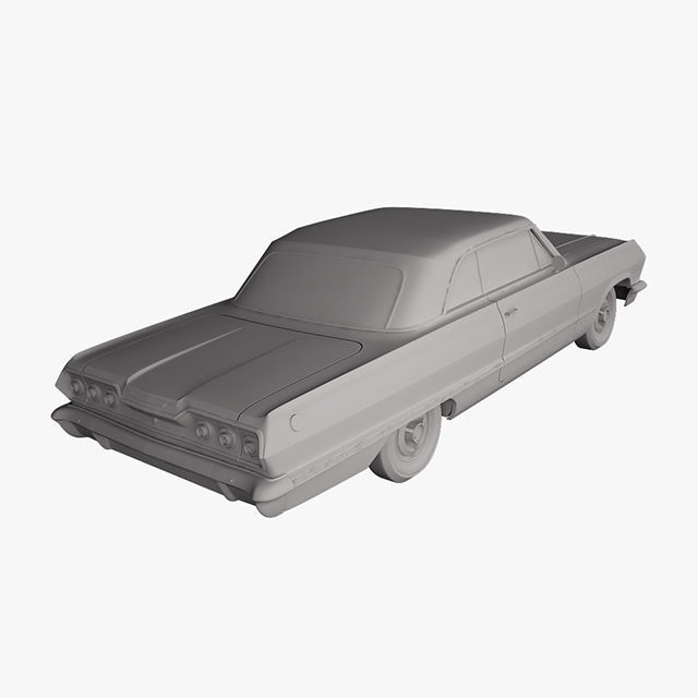 Chevrolet Impala 1963 3D model | CGTrader