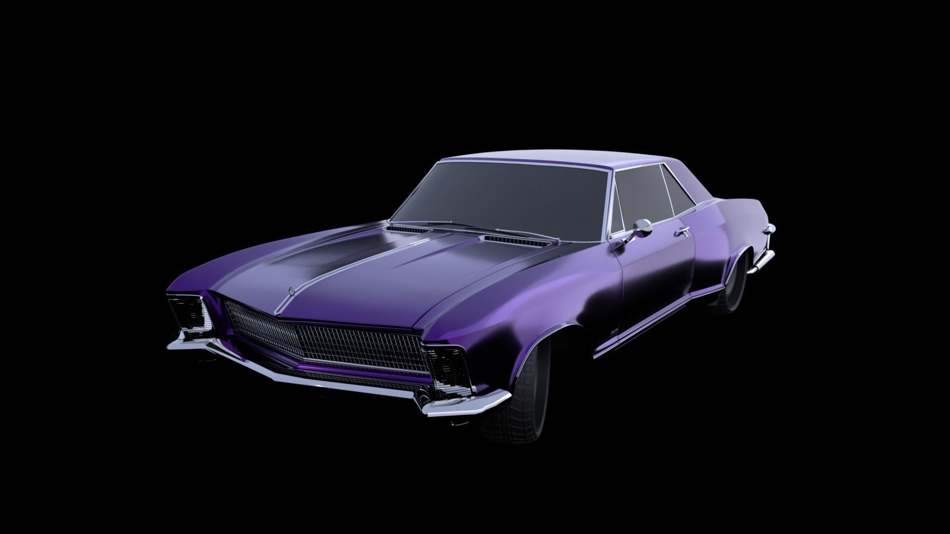 Buick Rivera 1965 Custom 3D model | CGTrader