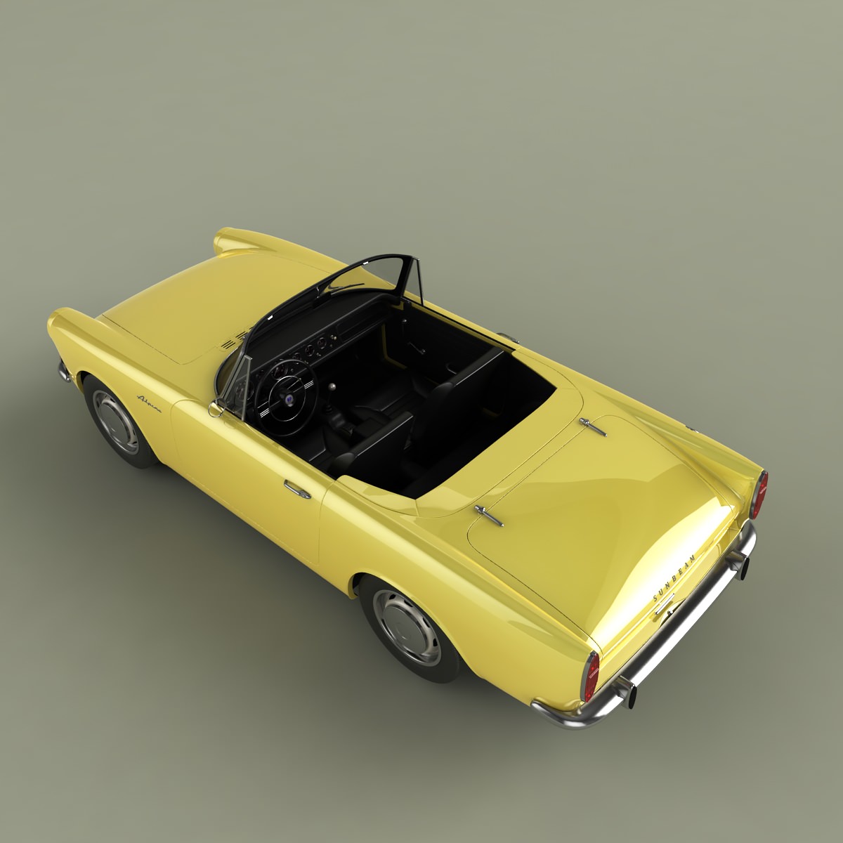Sunbeam Alpine Series 4 3D model | CGTrader