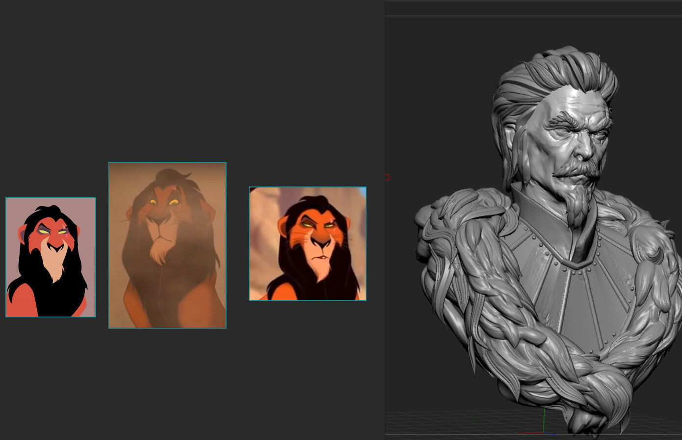 Scar Head Models -humanization free 3D model 3D printable | CGTrader