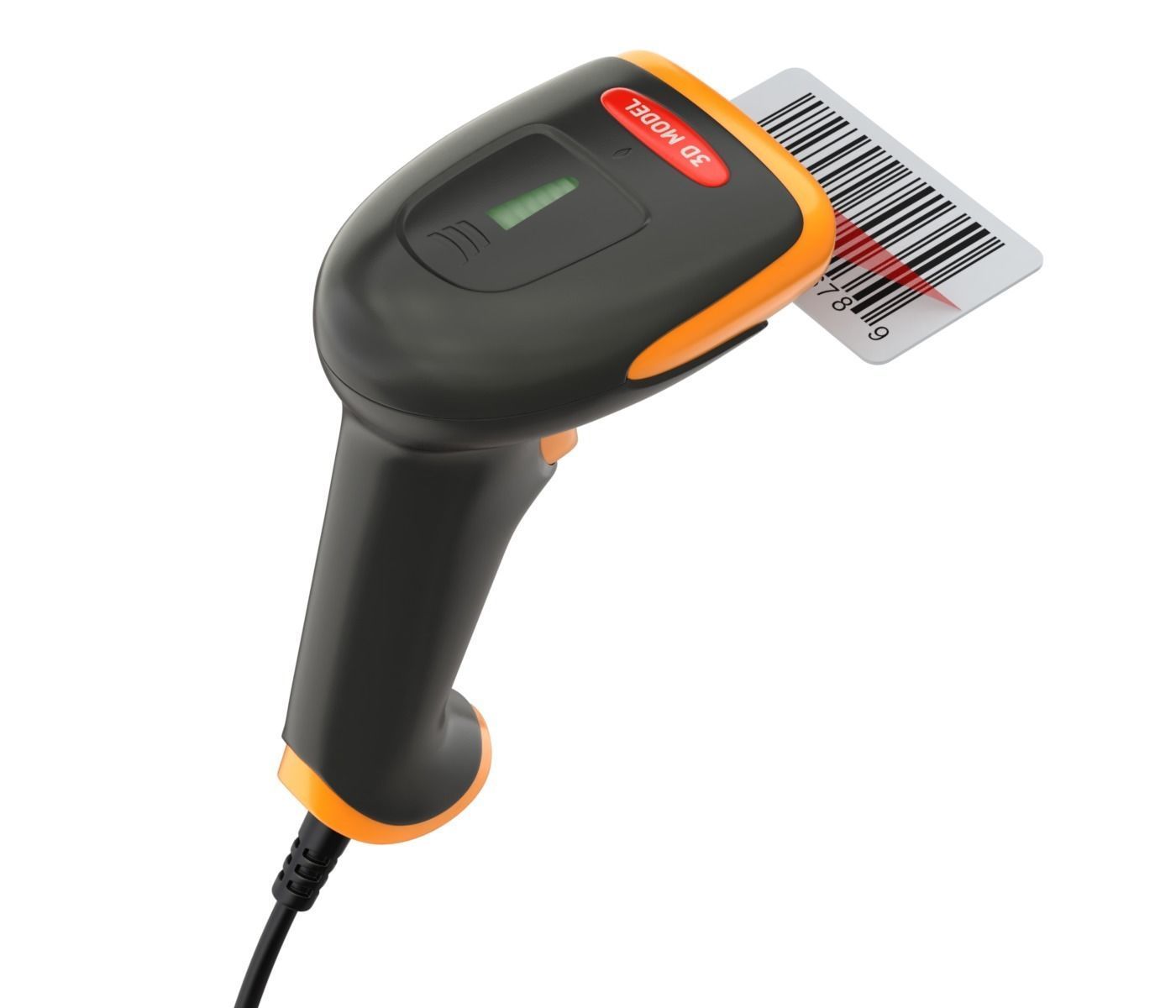 Barcode Scanner 3D model | CGTrader
