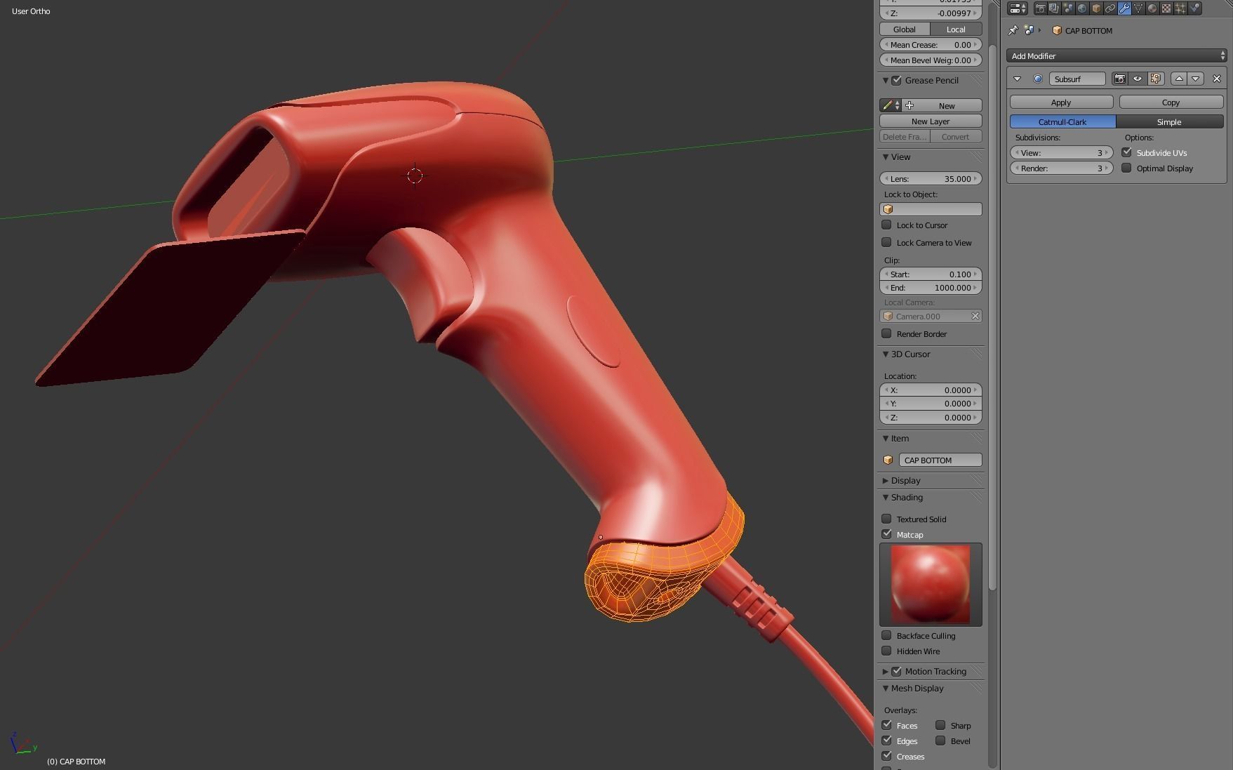 Barcode Scanner 3D model | CGTrader