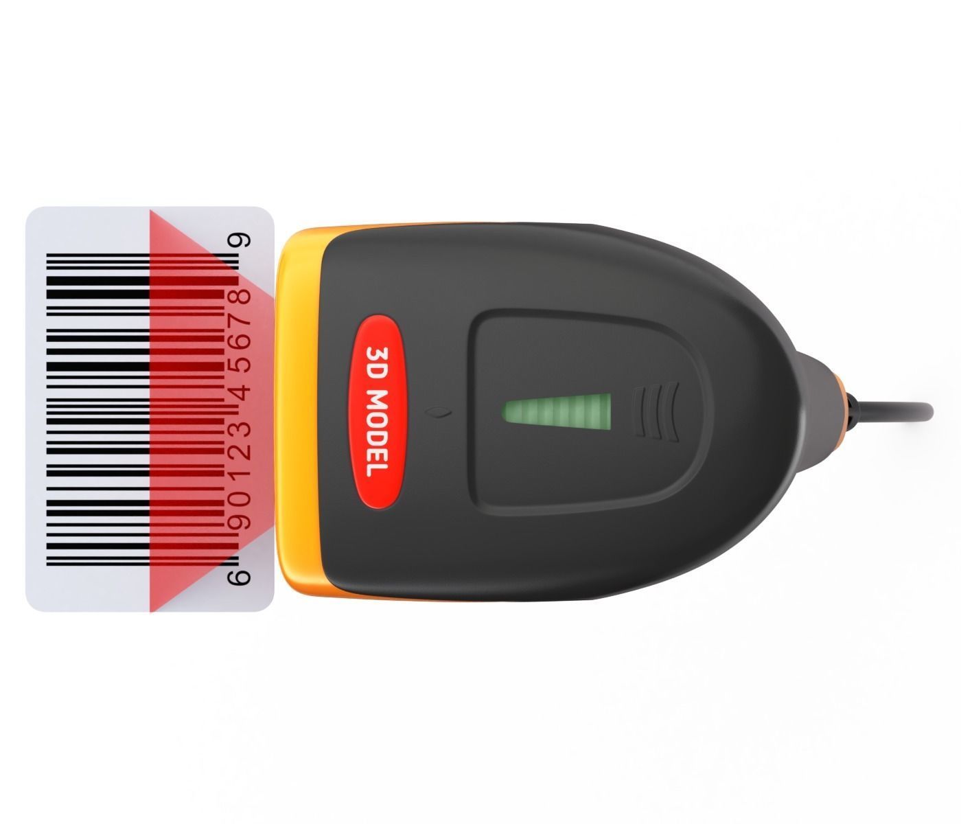 Barcode Scanner 3D model | CGTrader