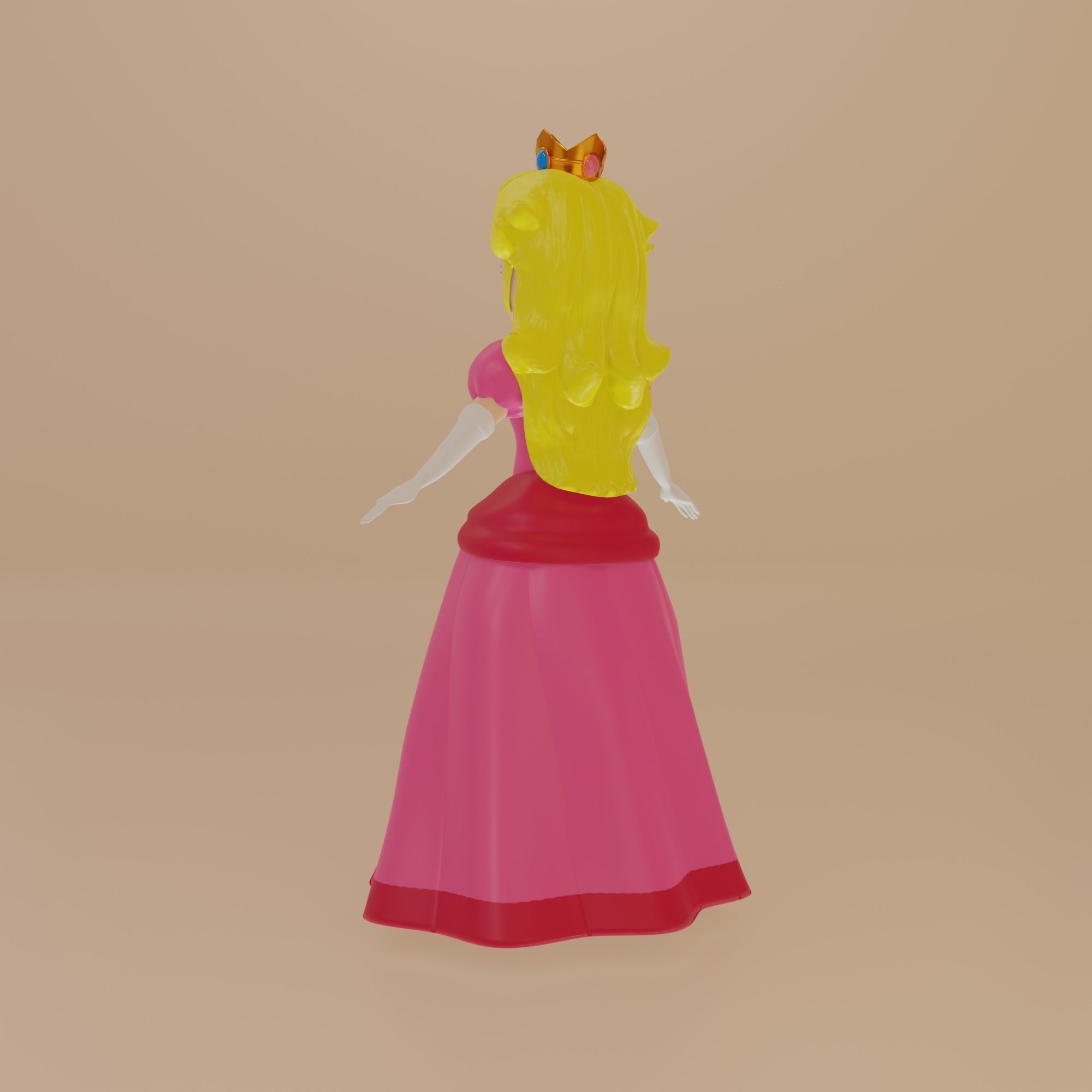 Princess Peach 3D model | CGTrader