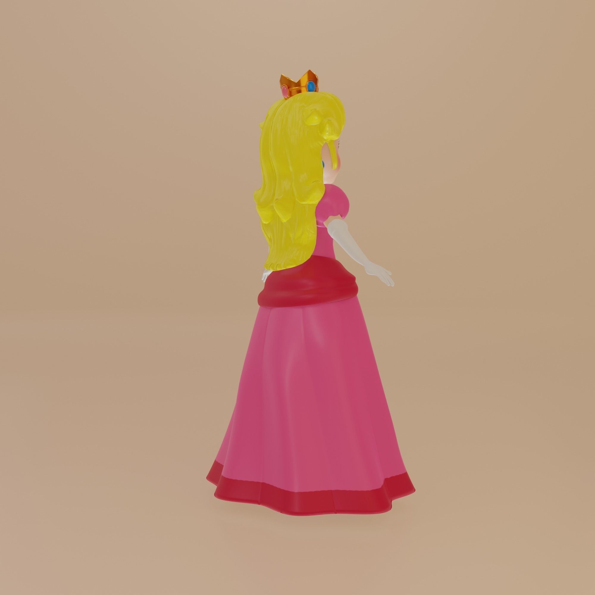 Princess Peach 3D model | CGTrader