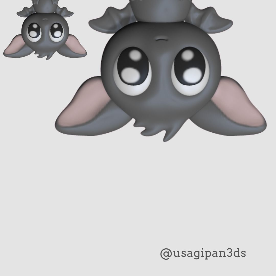 Cute Little Bat 3D model 3D printable | CGTrader