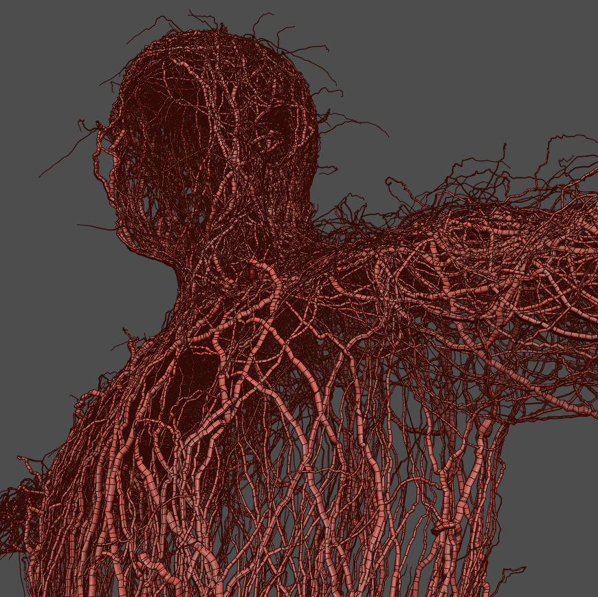 Rigged Ivy Human 3D model rigged | CGTrader