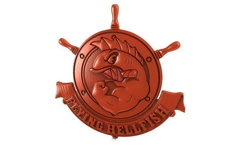 The Simpsons flying hellfish CNC 3D model 3D printable | CGTrader