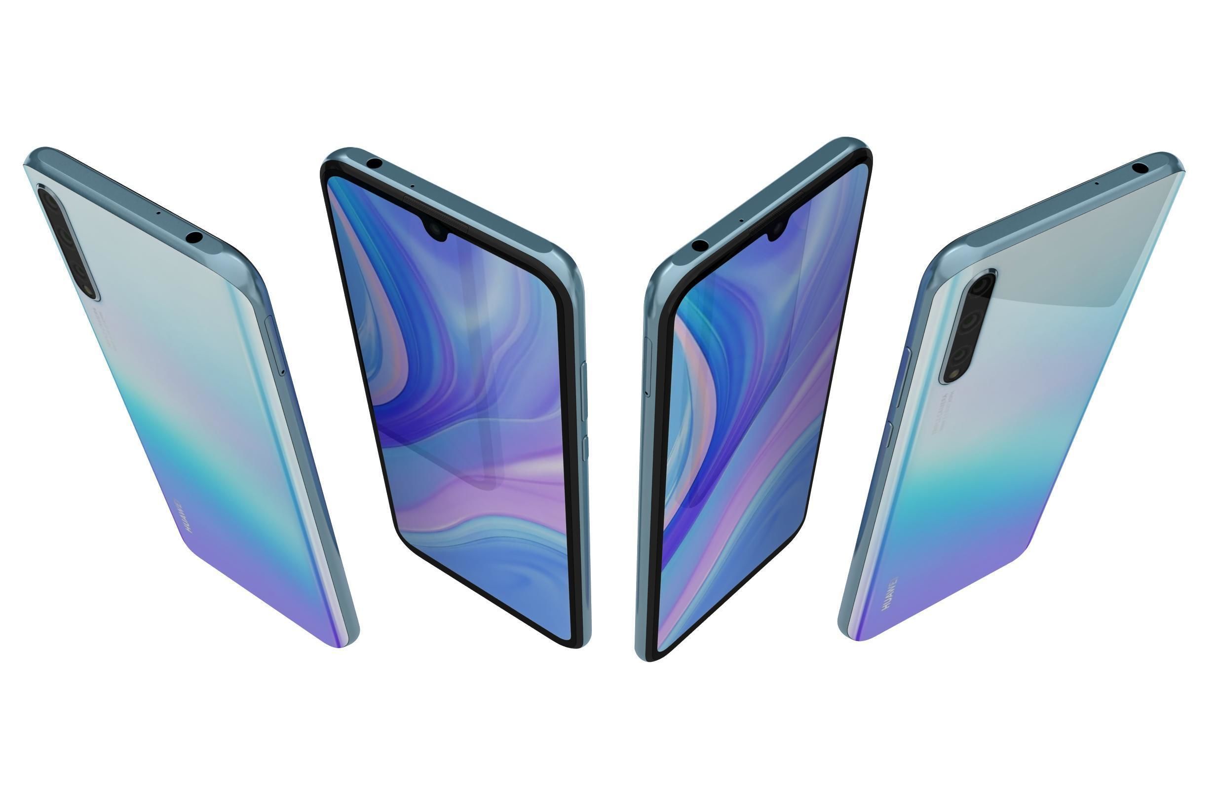 Huawei Y8p Breathing Crystal 3D model | CGTrader