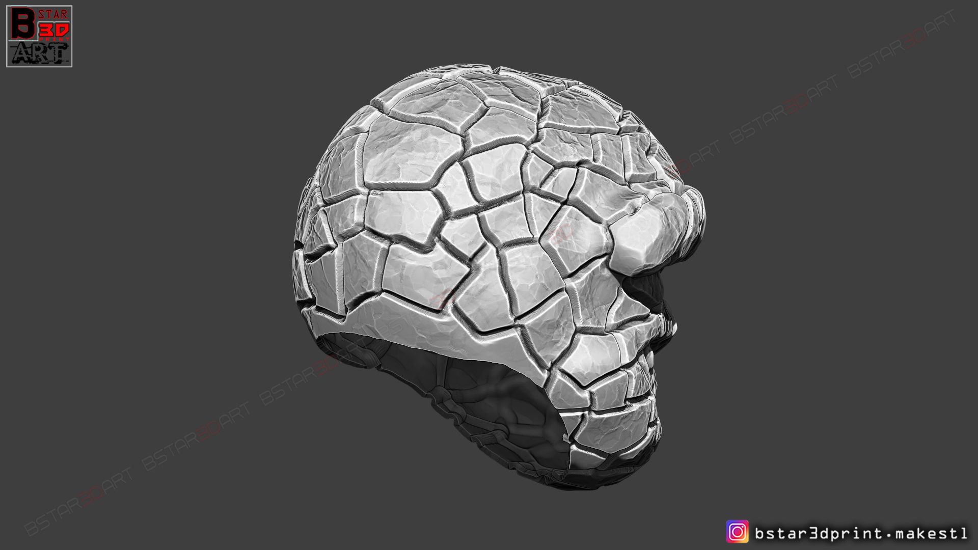 The Thing Mask - Fantastic Four - Marvel Hemet 3D model 3D printable ...