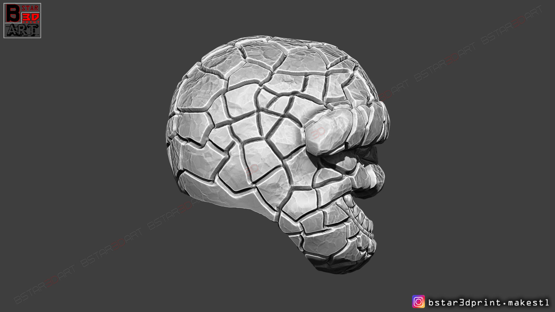 The Thing Mask - Fantastic Four - Marvel Hemet 3D model 3D printable ...
