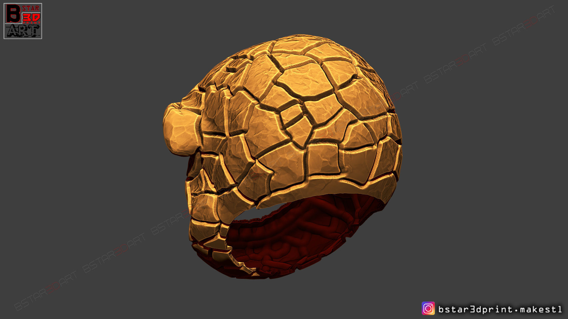 The Thing Mask - Fantastic Four - Marvel Hemet 3D model 3D printable ...