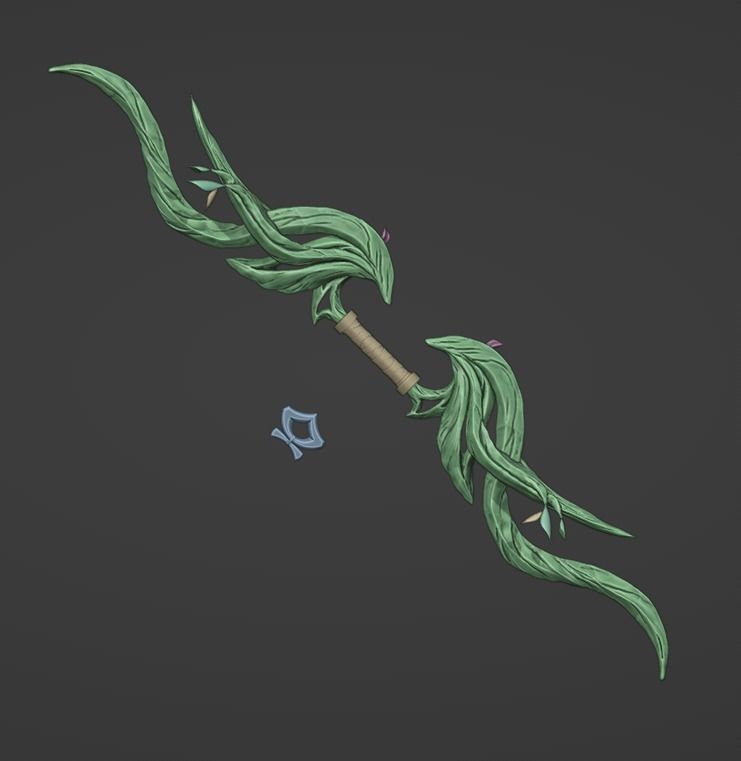 Spirit Blossom Kindred bow League of Legends LOL Cosplay print 3D model ...