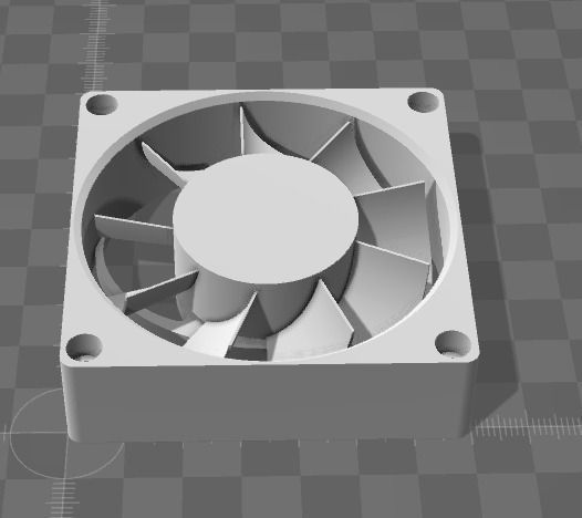 Electronics Computer Cooling Fan 3D model 3D printable | CGTrader