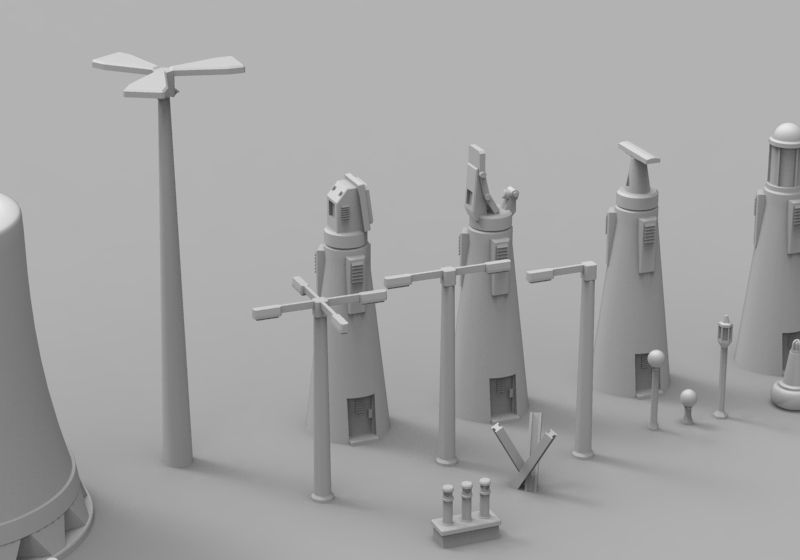 Infrastructure and Objectives Pack 04 3D model 3D printable | CGTrader