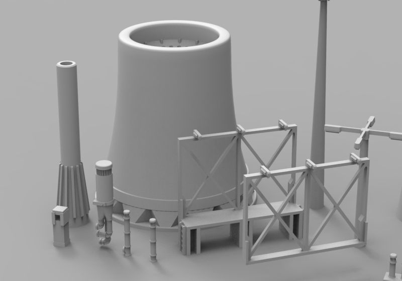Infrastructure and Objectives Pack 04 3D model 3D printable | CGTrader