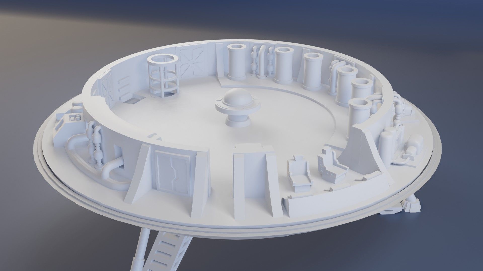 Spaceship jupiter from Lost in space 3D model 3D printable | CGTrader