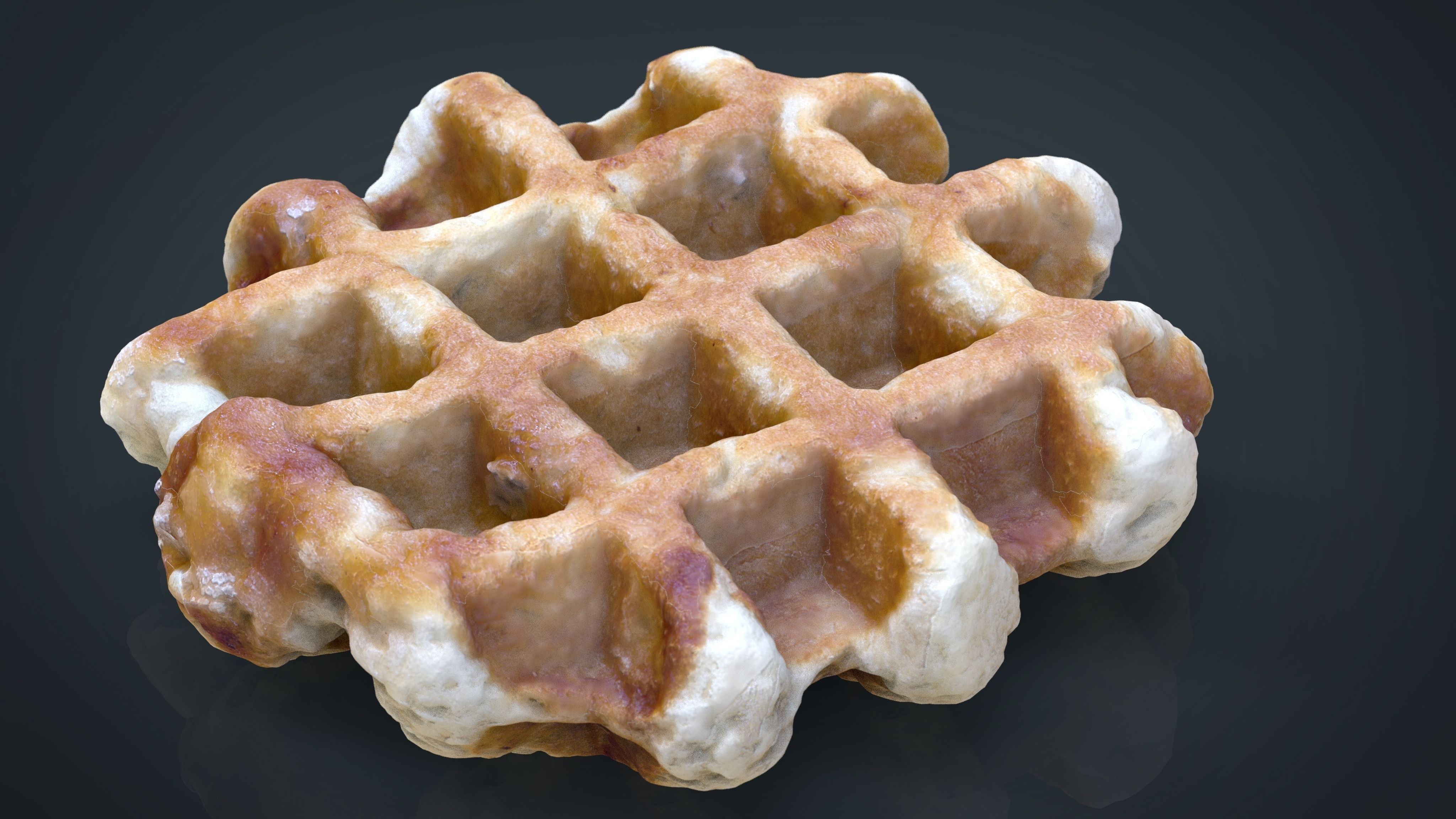 Waffle 3D Model .obj .fbx .ma .mb - CGTrader.com