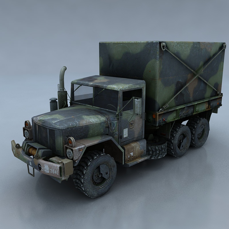 M35A3 3D Model Game ready .max .fbx - CGTrader.com