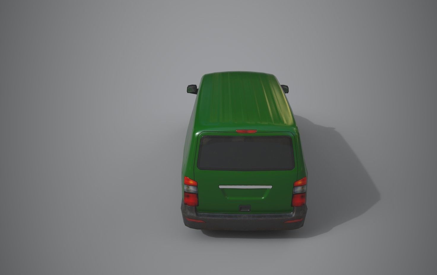 3D model Generic Minivan Green VR / AR / low-poly | CGTrader