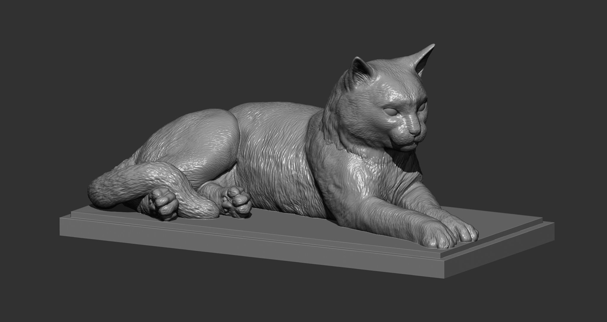 Cat for 3d printing 3D model 3D printable | CGTrader