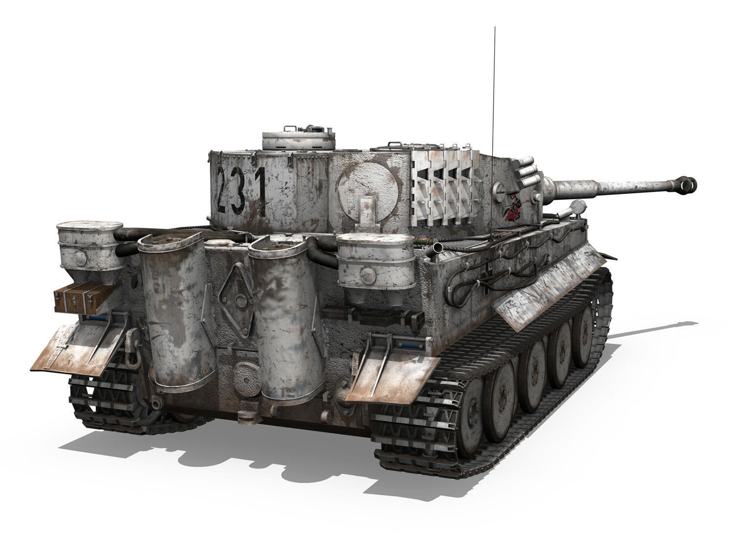 Panzer VI - Tiger - 231 - Early Production 3D model | CGTrader