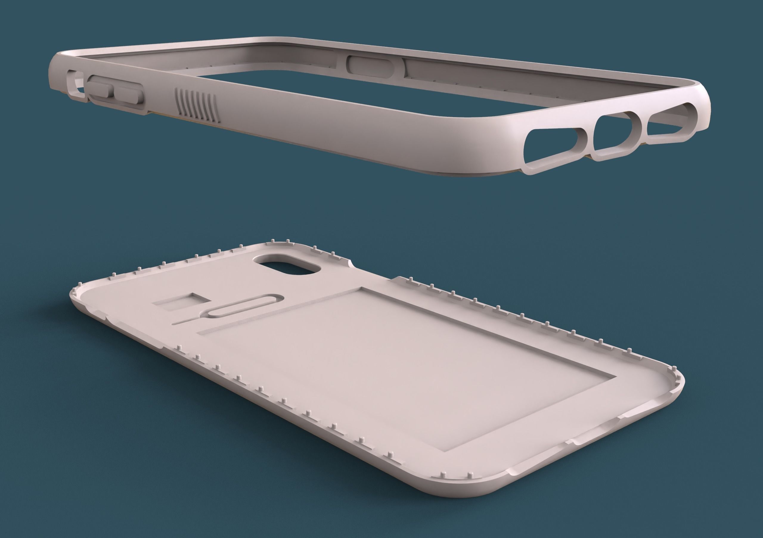 Iphone XR Case 3D printable 3D model 3D printable | CGTrader