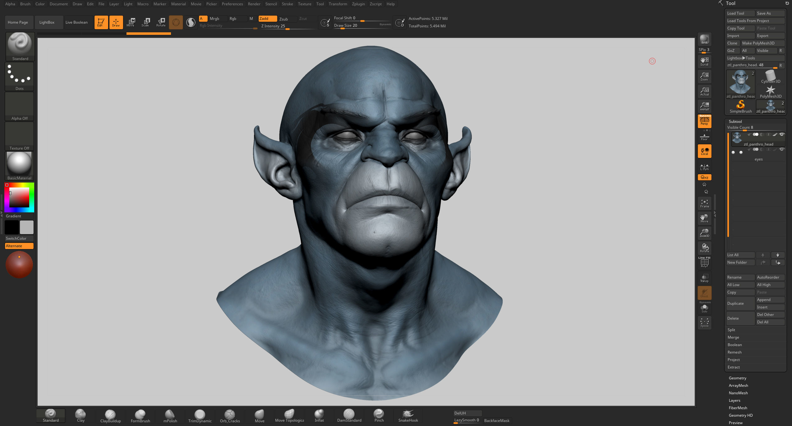 Panthro Head 3D model | CGTrader