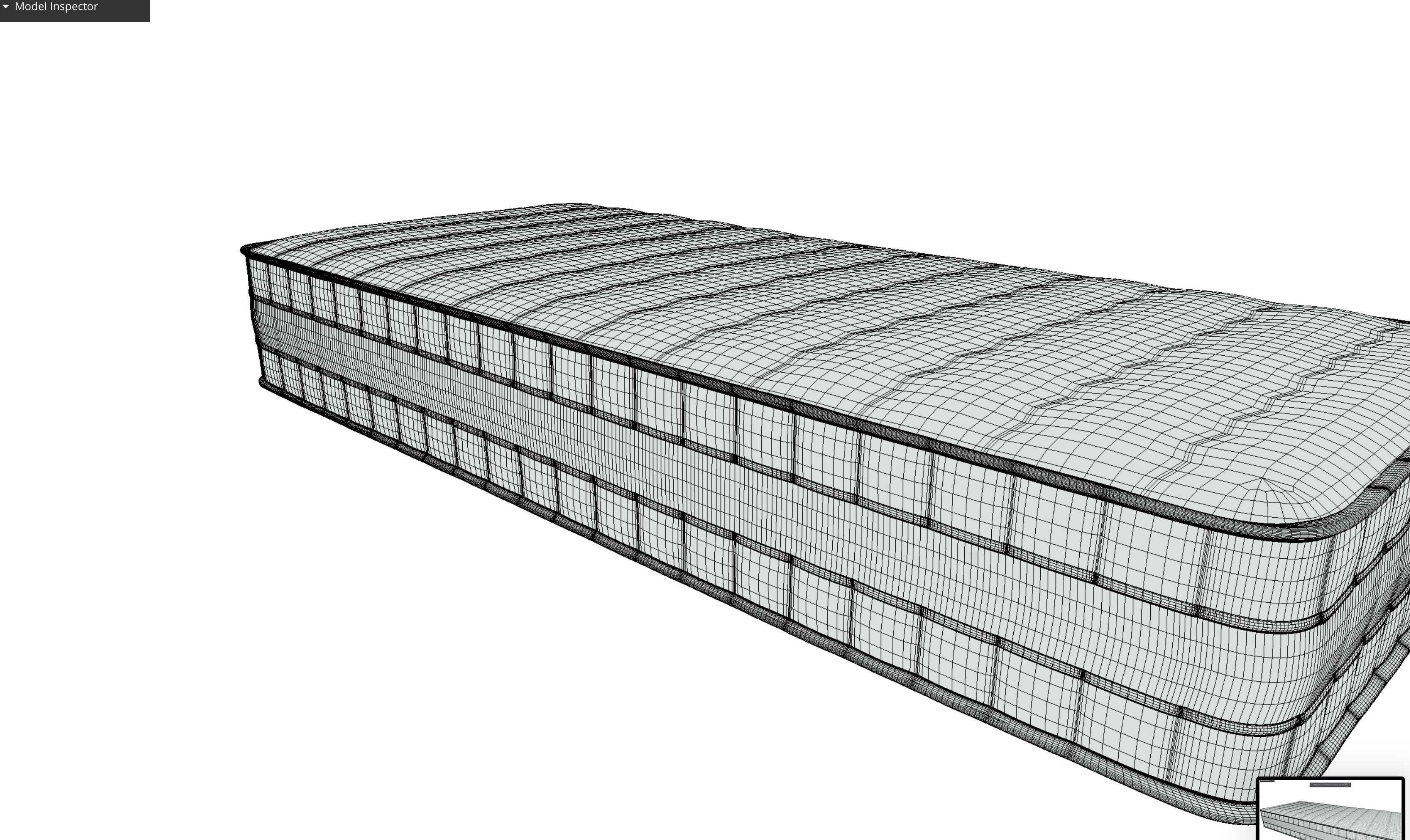 Single Sleeping Mattress photogrammetry highpoly 3D model | CGTrader