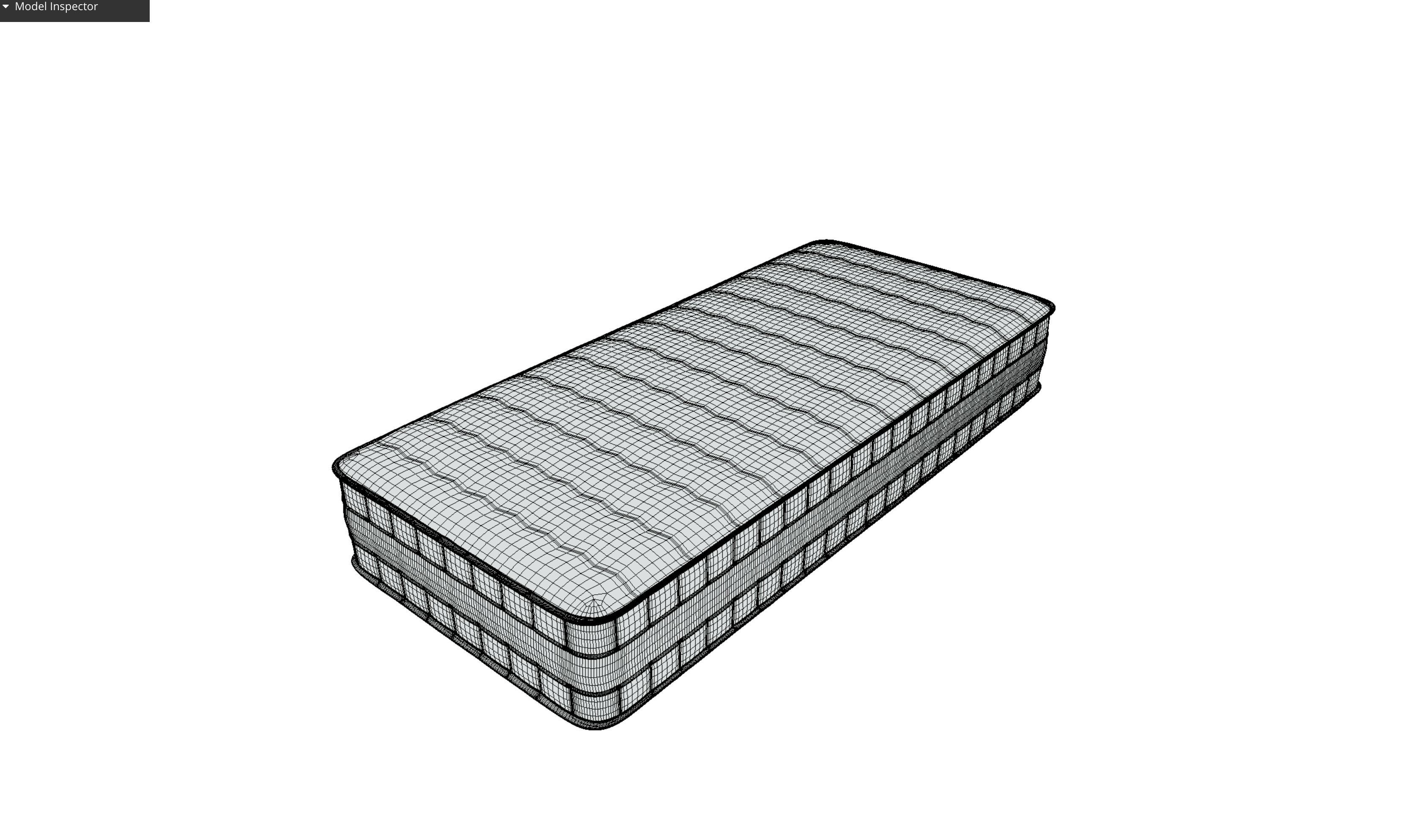 Single Sleeping Mattress photogrammetry highpoly 3D model | CGTrader