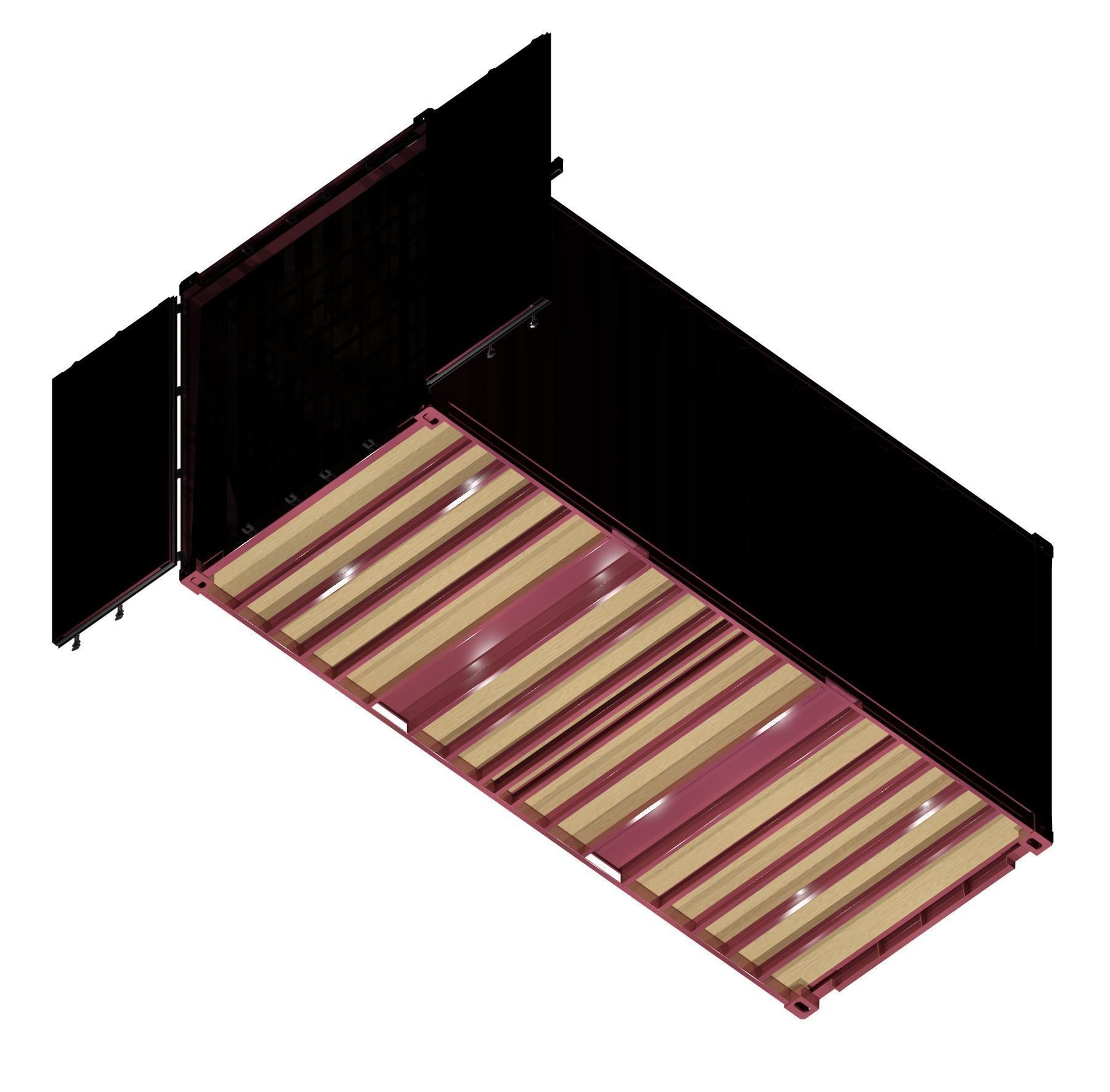 Autodesk Revit 2016 Shipping Container 20 Foot High Cube 3D model ...