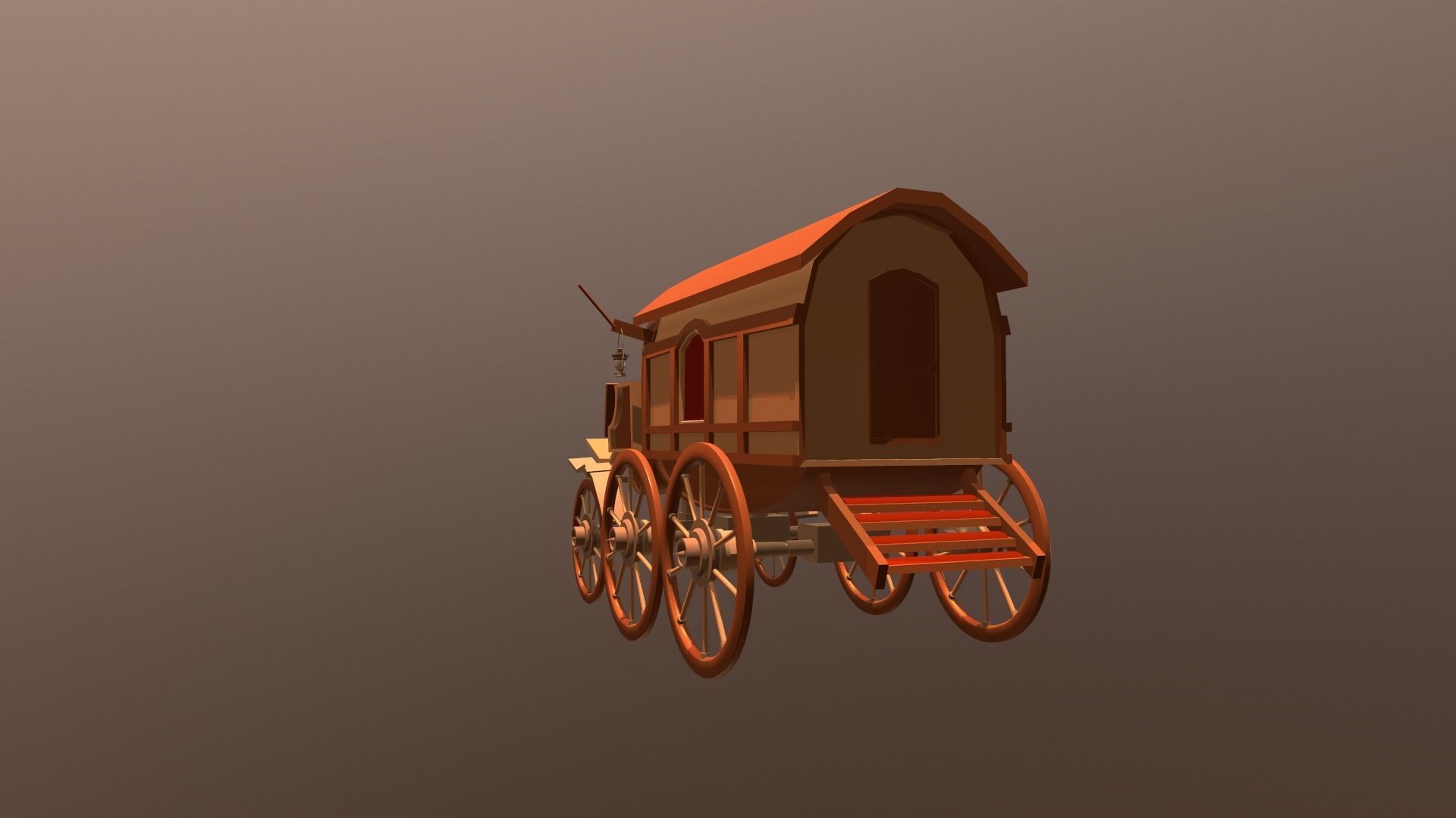 3D model Medieval Trade Wagon VR / AR / low-poly | CGTrader