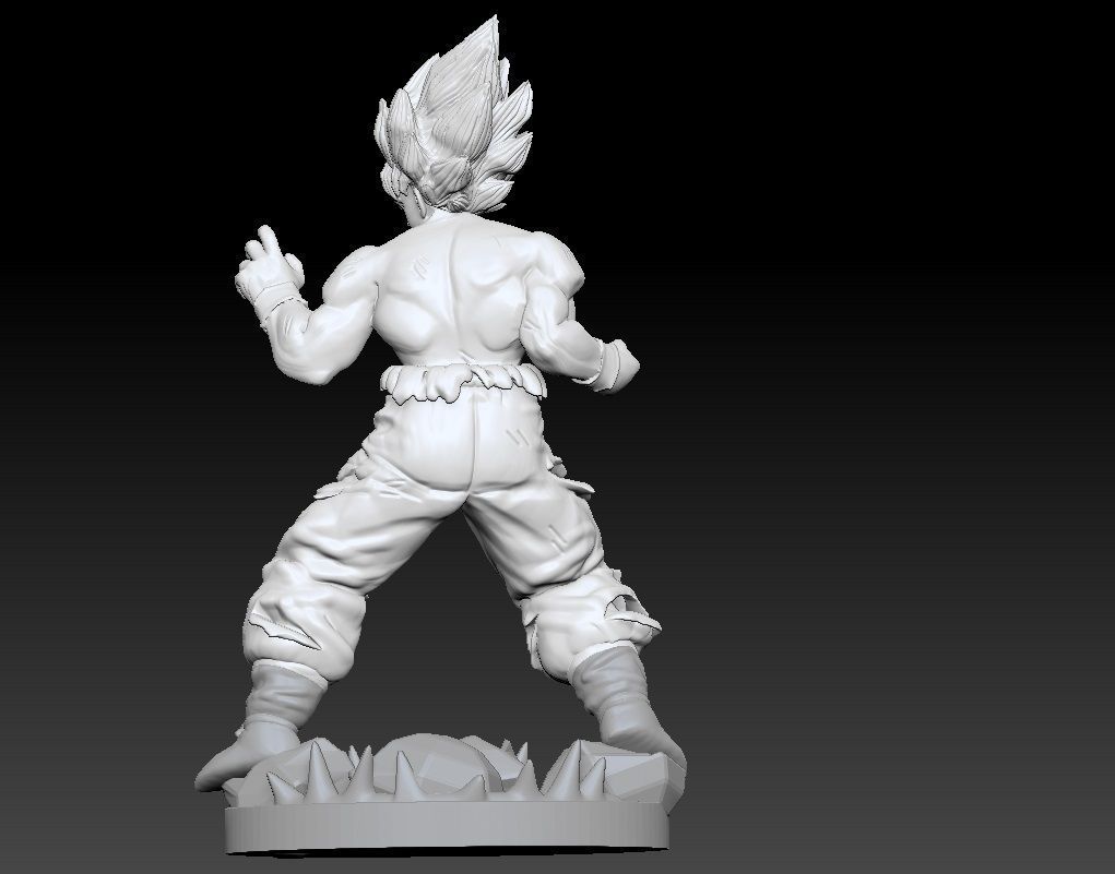 GOKU DRAGONBALL Z 3D PRINT MODEL 3D model 3D printable | CGTrader