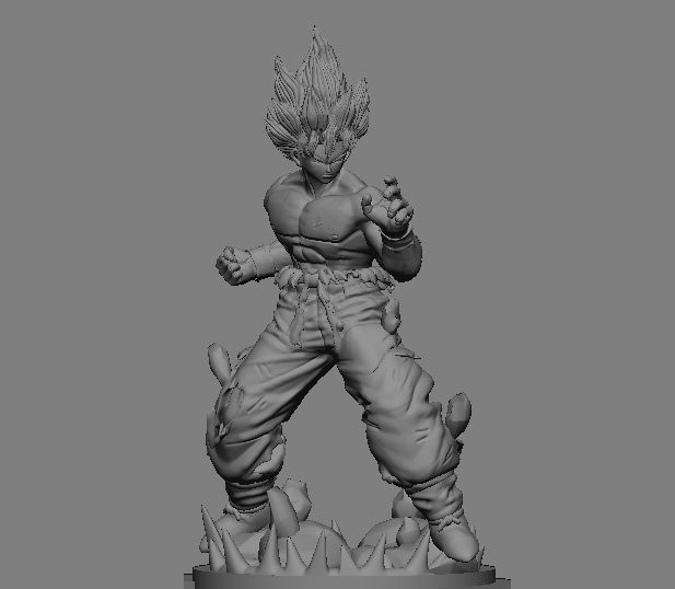 GOKU DRAGONBALL Z 3D PRINT MODEL 3D model 3D printable | CGTrader