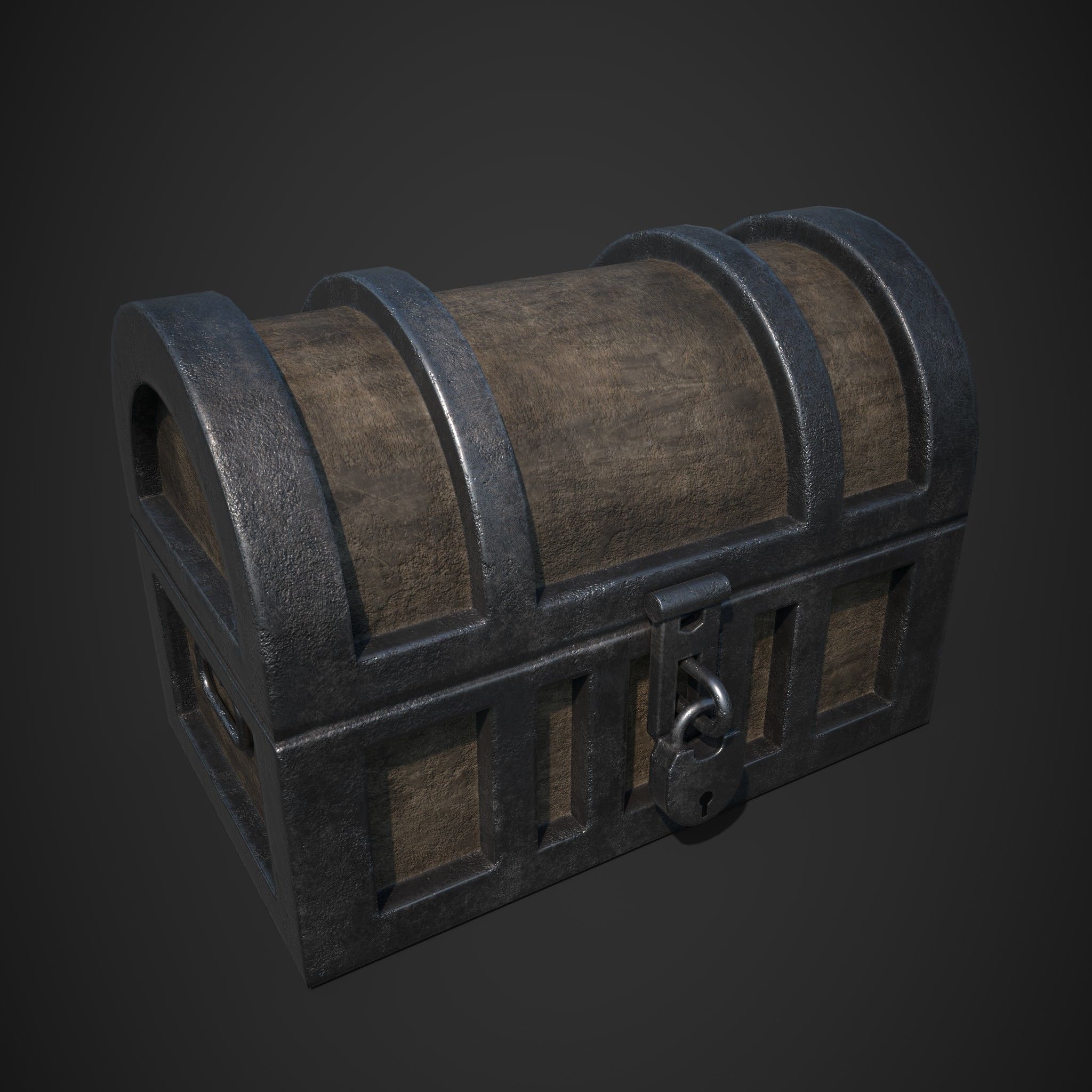 3D model treasure chest VR / AR / low-poly | CGTrader